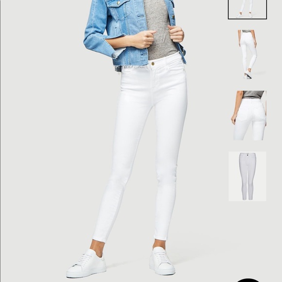 Frame Denim | Jeans | Frame Le Skinny De Jeanne White Jeans | Poshmark